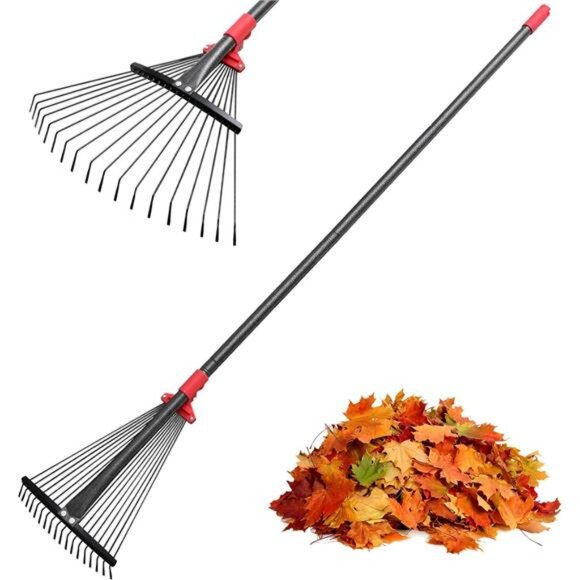 Other | Leaf Rake Garden Rakes For Lawns Heavy Duty 9165 Collapsible ...